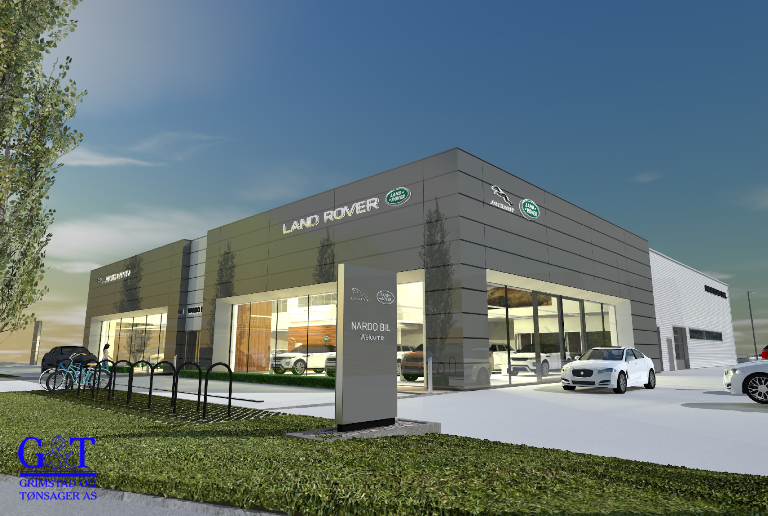 Jaguar og Land Rover får eget bygg – Trym